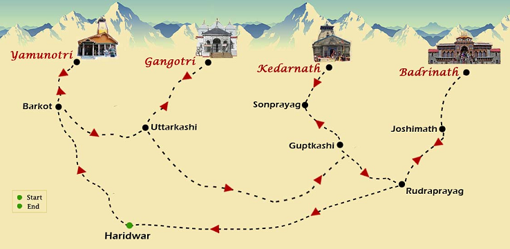 Amarnath Temple Map